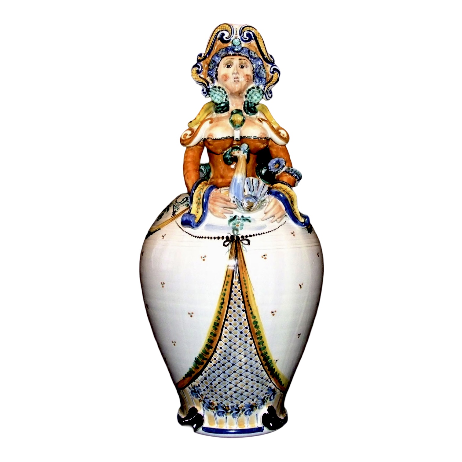 Pupa con i baffi - Artistic ceramics Nicola Fasano - Grottaglie ...